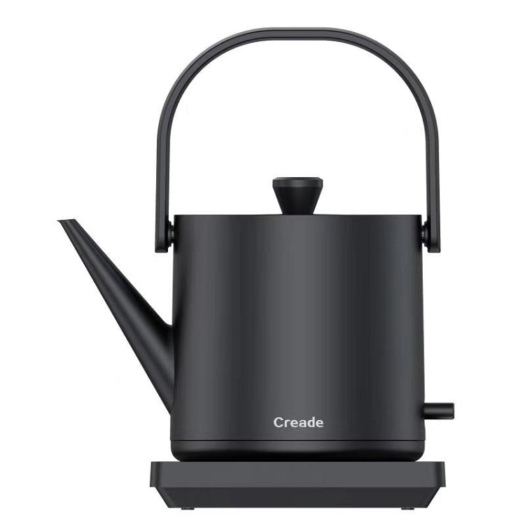 客房 Creade科瑞德 提梁壶K-0806-B 电热水壶 黑色 0.8L 睿科 12台起订 总订单满1000元包邮【德胧供应链】